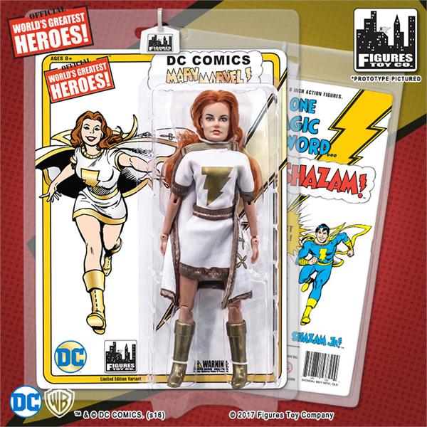 DC Retro Mego Kresge Style Mary Marvel Limited Edition Action Figure