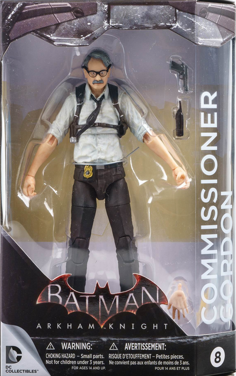 DC Batman Arkham Knight Series Commissioner Gordon Action Figure #8 ...