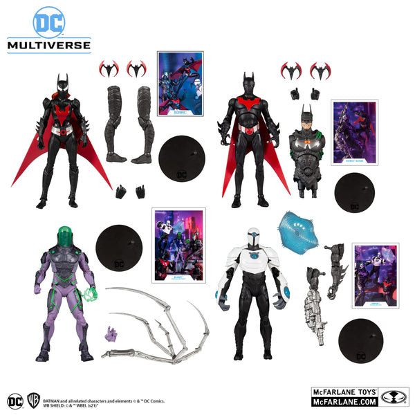 DC Multiverse McFarlane Batman Futures End Series Set of 4 Action Figu ...