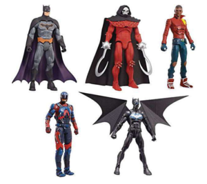 DC Multiverse Rookie Bat Mech Suit Build A Figure Set Of 5 - The Little ...