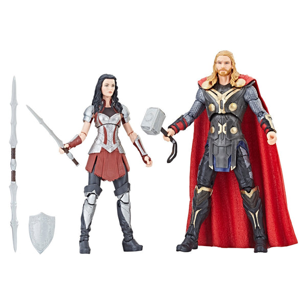 Marvel Legends Marvel Studios Thor & Sif Action Figure 2 Pack - The ...