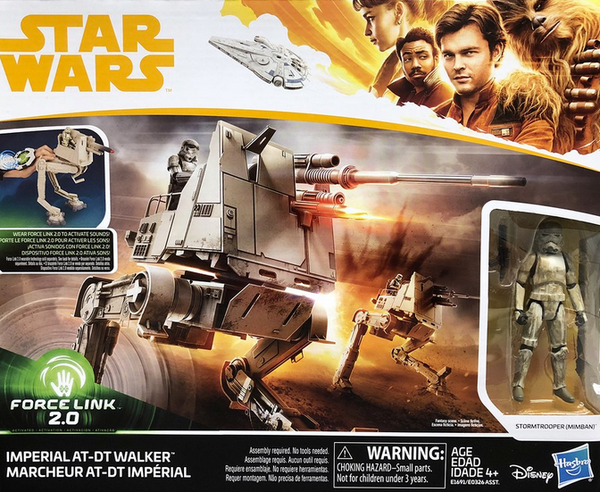 Star Wars Solo Imperial AT-DT Walker w/ Mimban Trooper 3.75 Inch - The ...