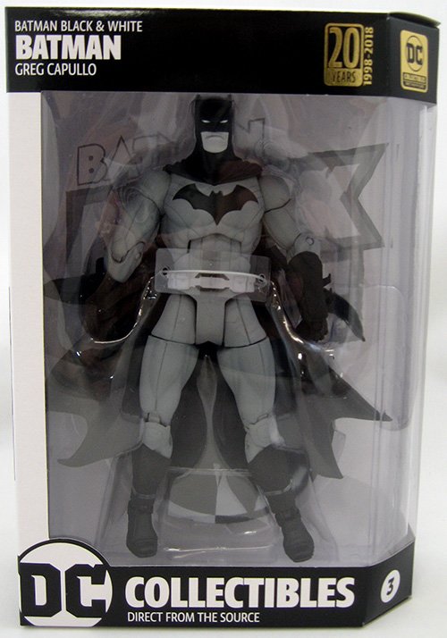 DC Batman Black and White Series Greg Capullo Batman Action Figure #3 ...